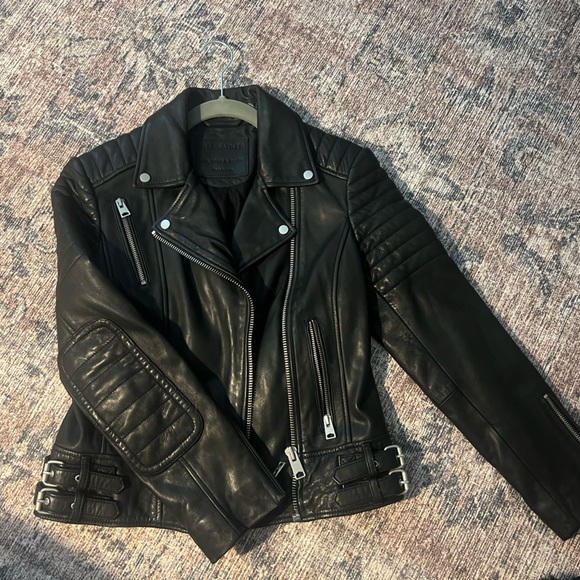 All Saints | Jackets & Coats | All Saints Leather Jacket | Poshmark